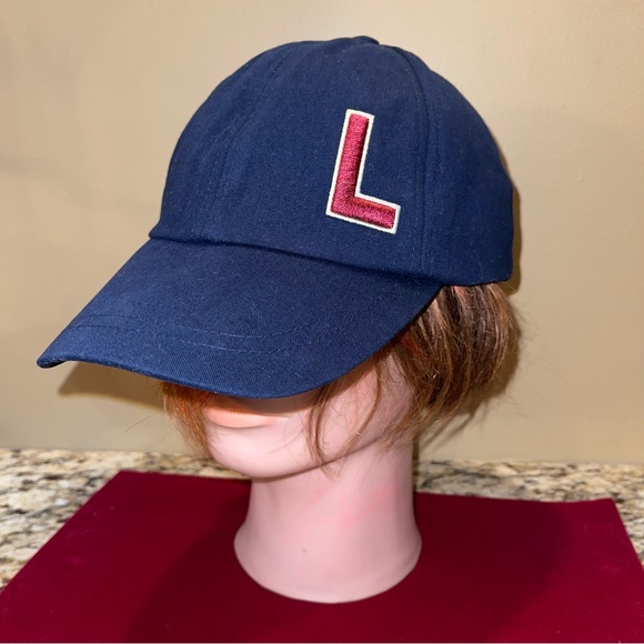 Zara | Accessories | Zara Blue Letter L Baseball Cap | Poshmark